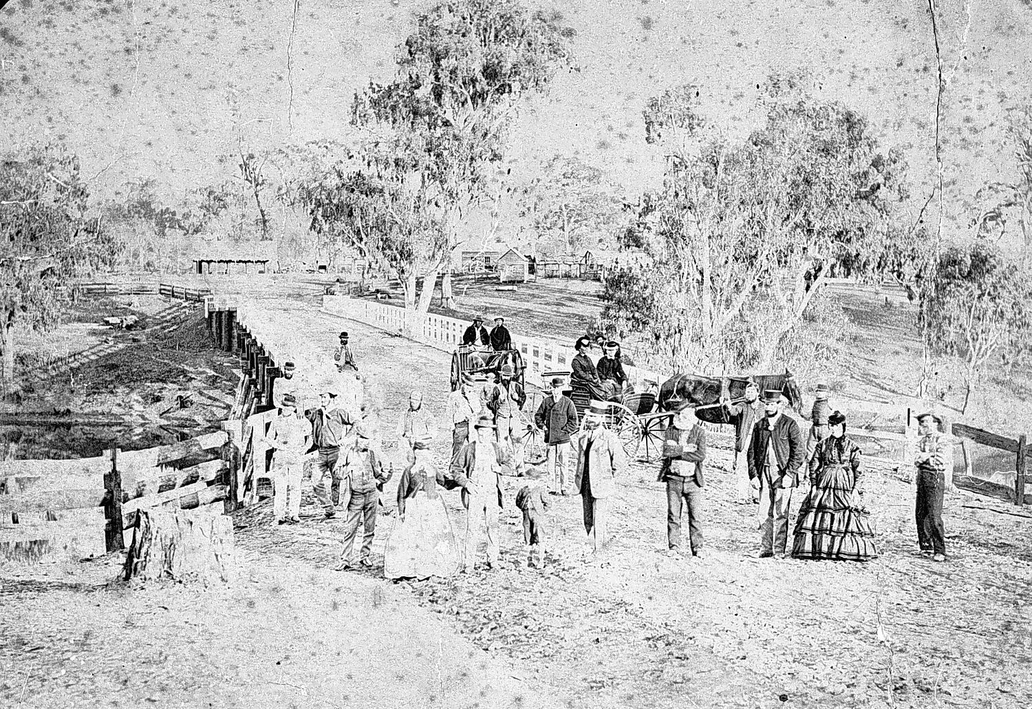 Negative - Laanecoorie, Victoria, 1872