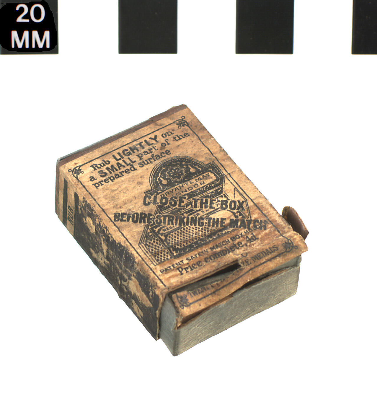 Matchbox - Bryant & May, Safety Match Box from Mawson's Hut, Antarctica ...