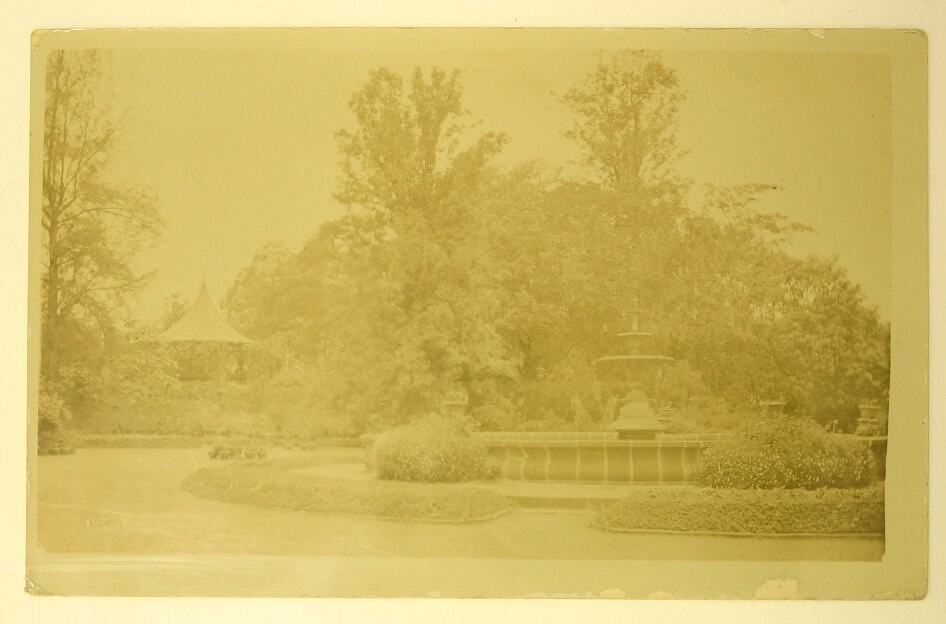 Postcard - Bund Gardens, Poona, India, World War I, 1916-1919