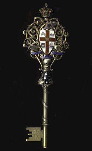 Ceremonial Key - Melbourne Centennial Exhibition 1888 Opening, Victoria ...