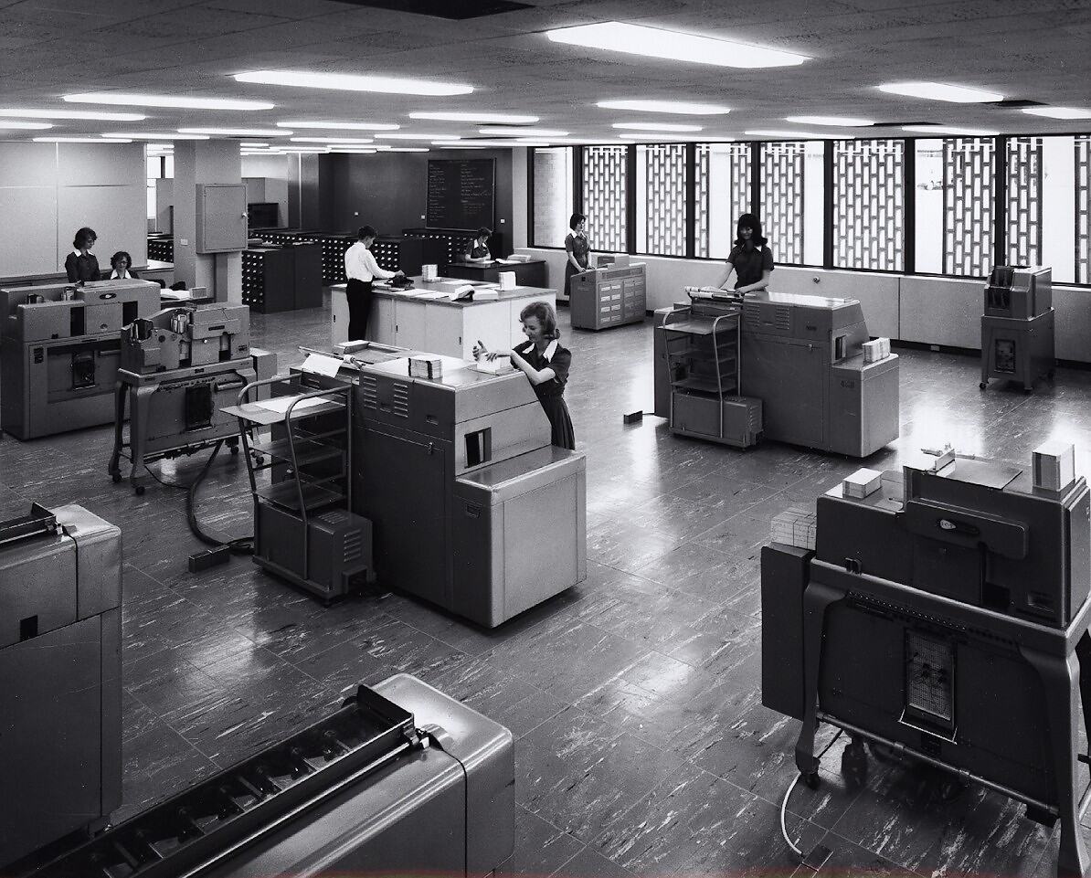 Photograph - Kodak Australasia Pty Ltd, Data Processing Equipment Room ...