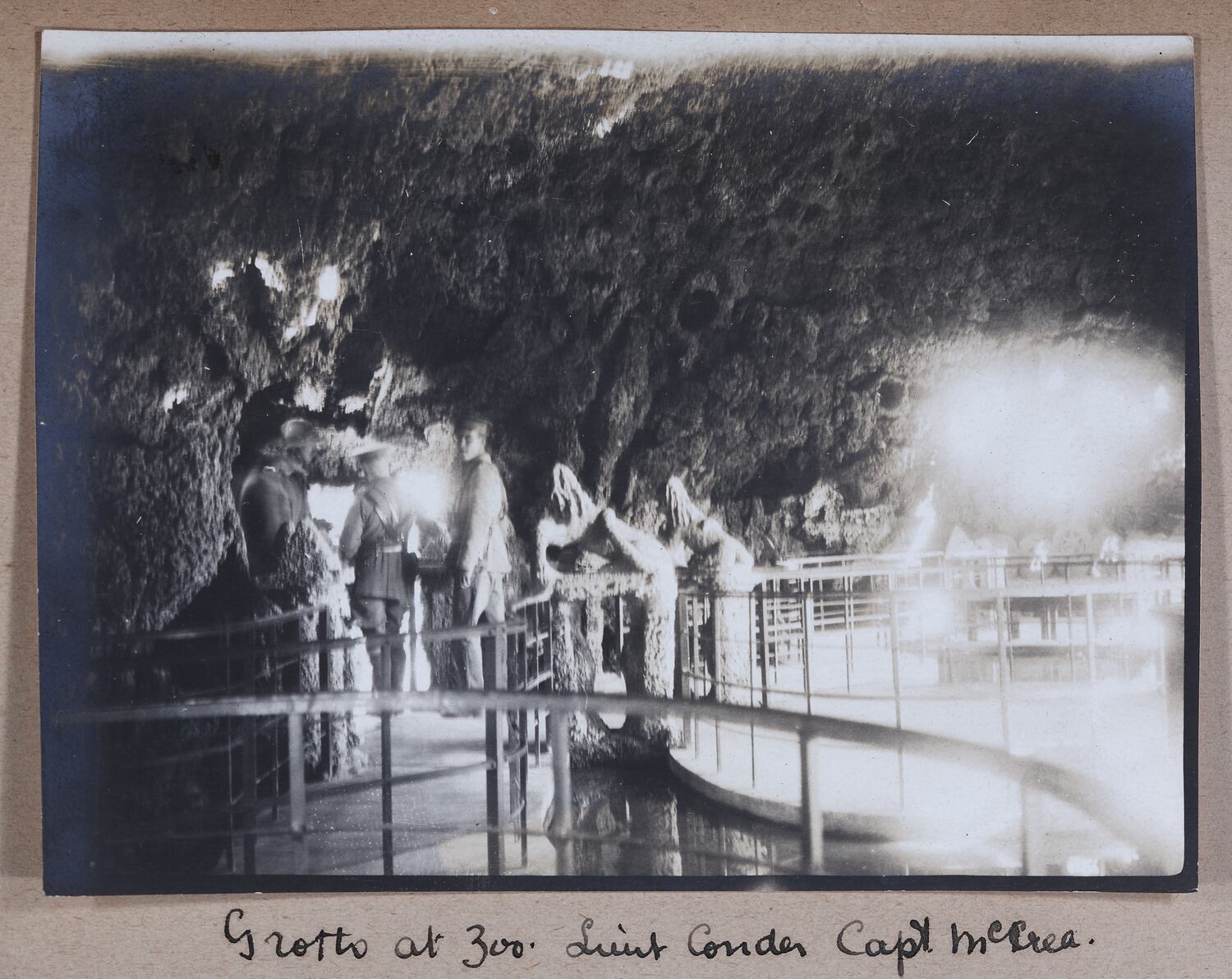 Photograph - 'Grotto at Zoo', Egypt, Captain Edward Albert McKenna ...