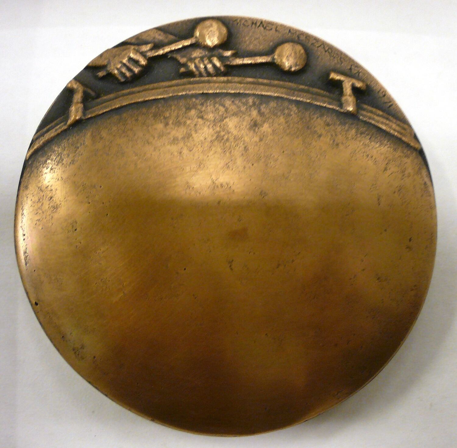 Medal - 'Music - Timpani', Michael Meszaros, Victoria, Australia, 1971