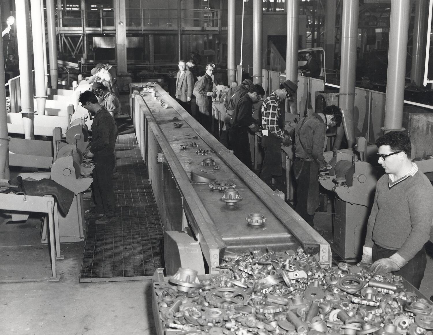 Photograph - Massey Ferguson, Dressing Castings in Foundry, Sunshine ...