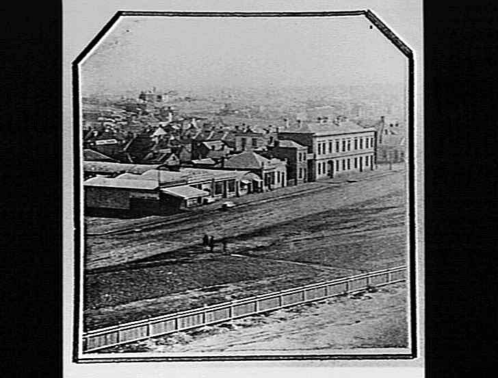 Photograph - Spring Street, Melbourne, Victoria, 1853-1855