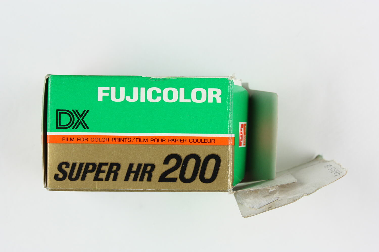 Box - Fuji Photo Film Co., 'Fujicolor Super HR 200', 135 film cartridge, 24 exposures, circa 1989