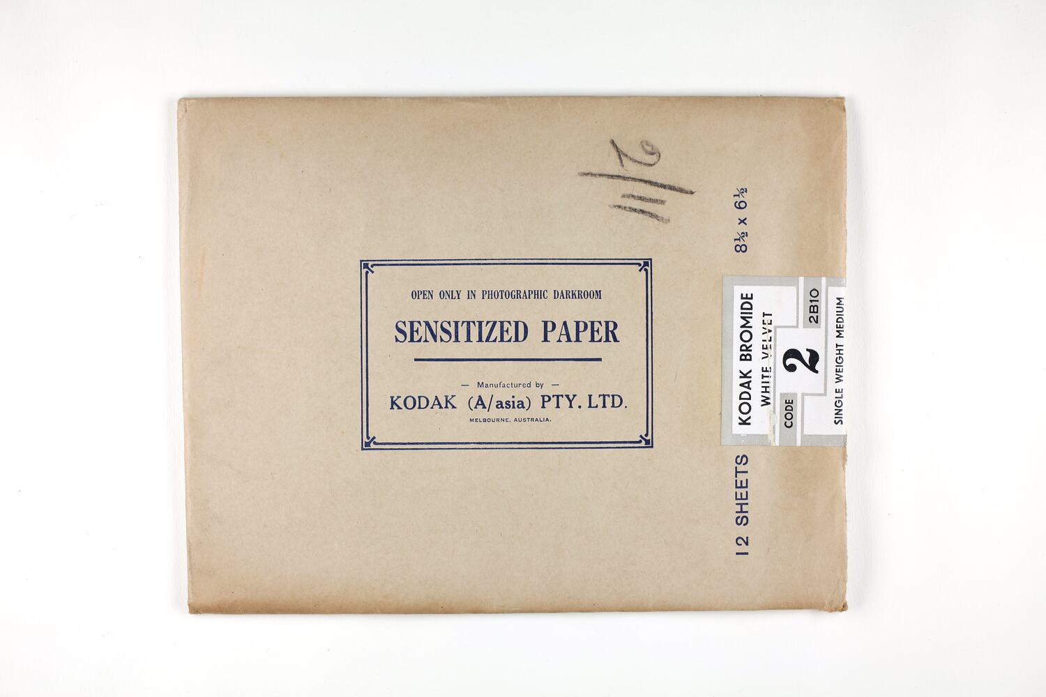 Photographic Paper - Kodak Australasia Pty Ltd, 'Sensitized Paper ...