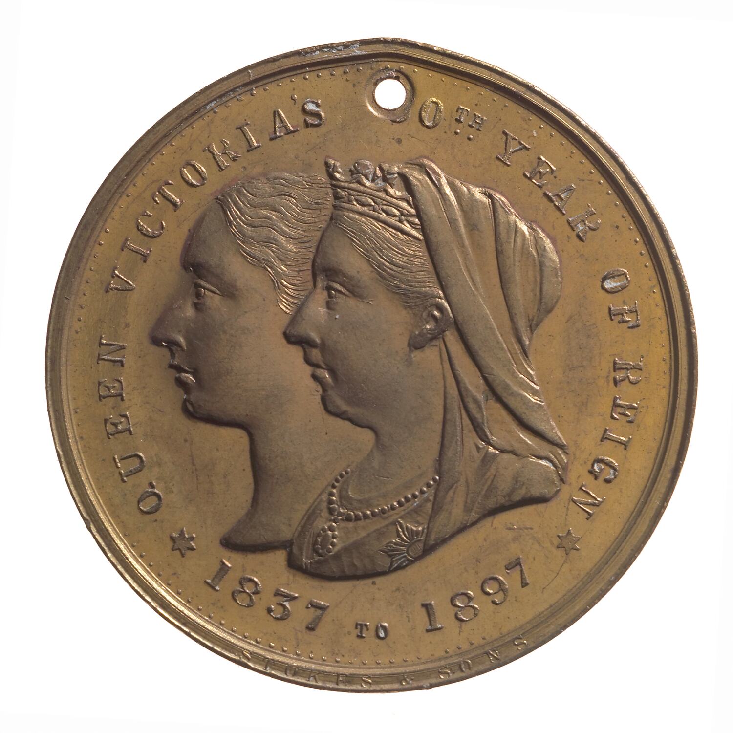 Medal - Diamond Jubilee of Queen Victoria, Borough of Queenscliff ...