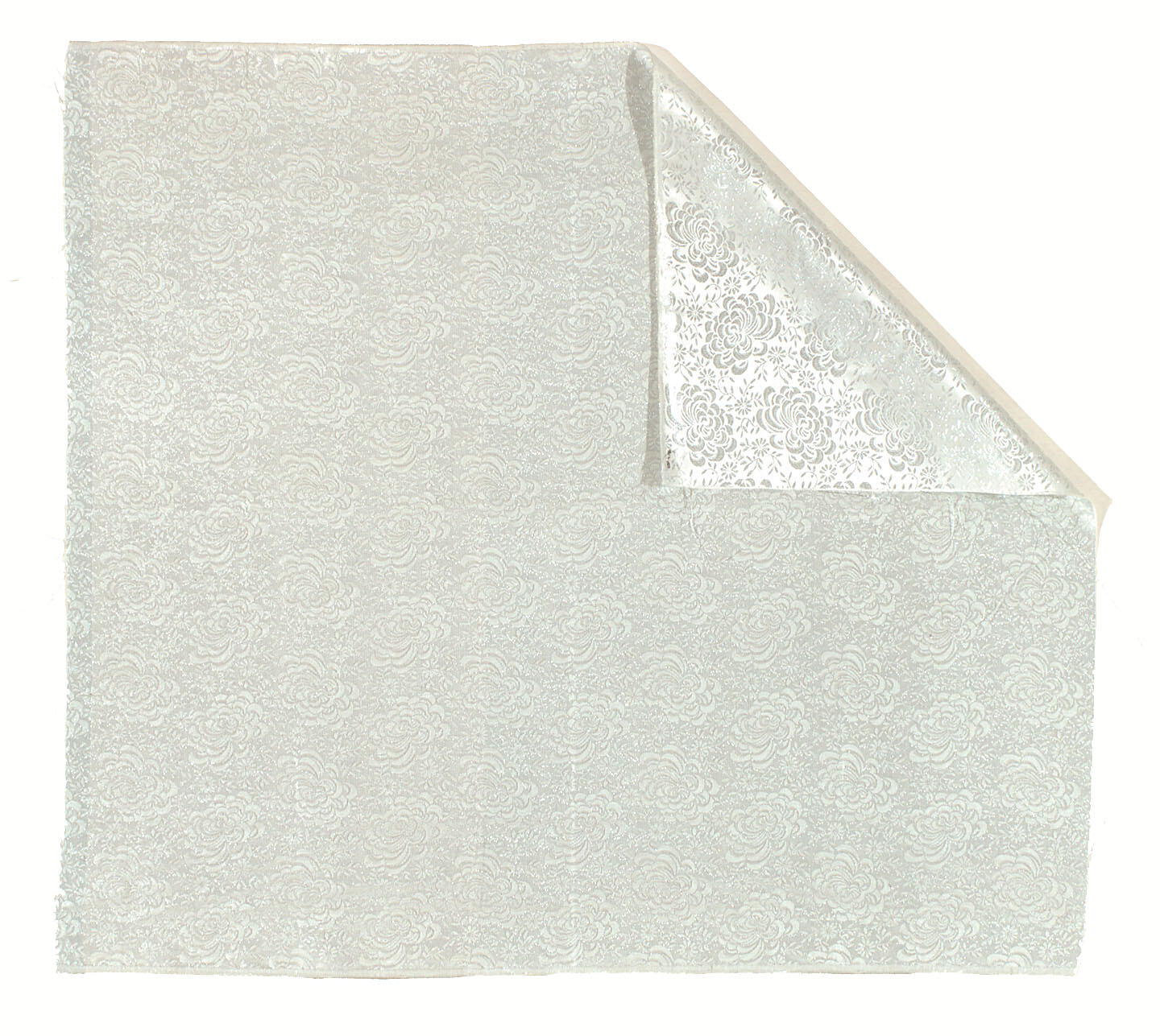 Fabric Remnant - Damask Weave, circa 1955-1965