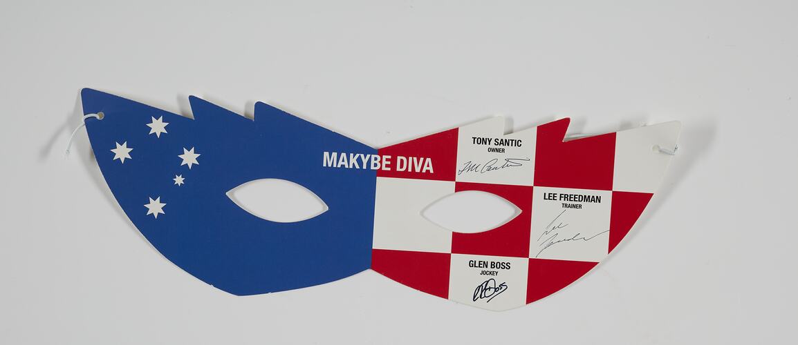 Mask - Tony Santic, Makybe Diva, Victoria, 2005
