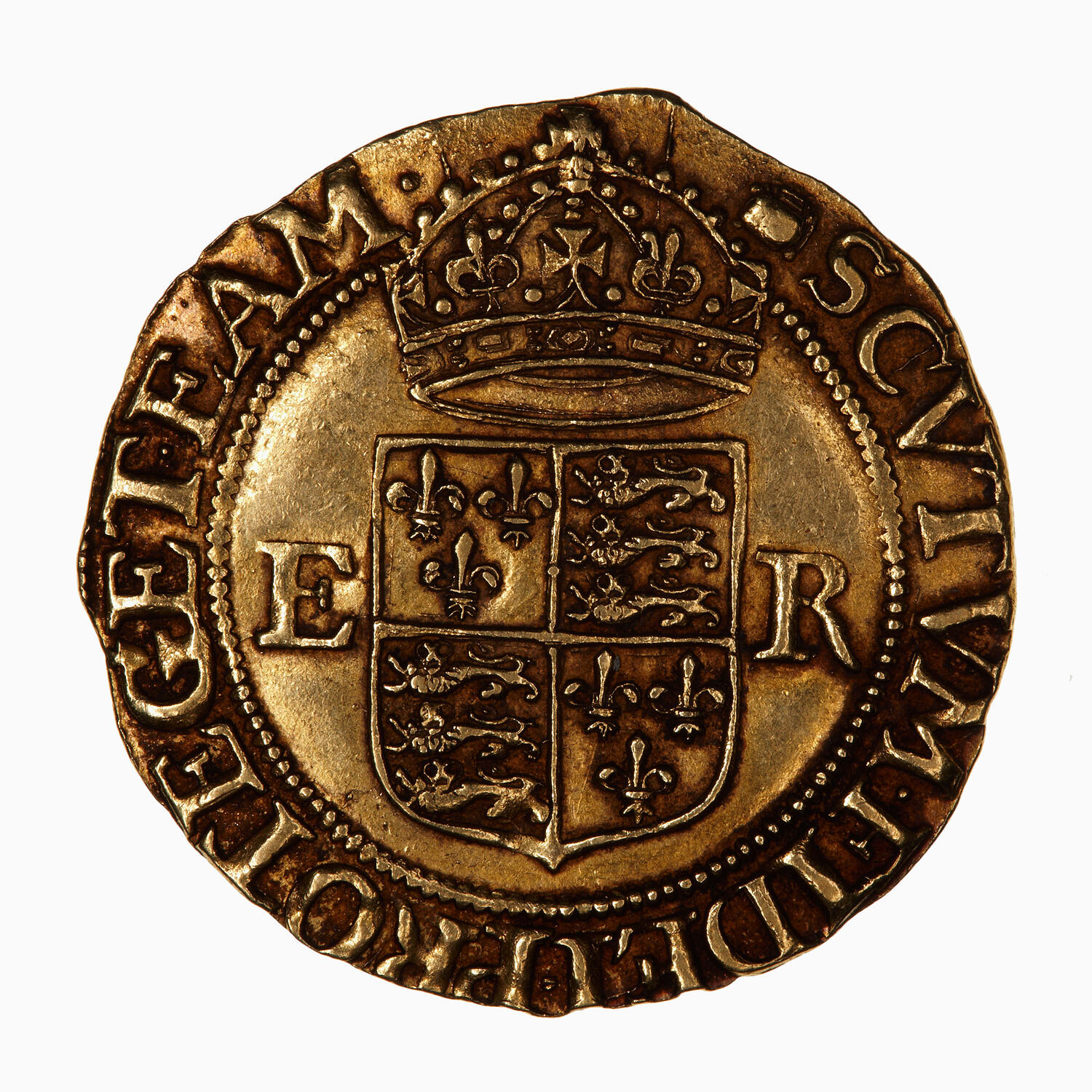 Coin - 1/2 Pound, Elizabeth I, England, Great Britain, 1594-1596