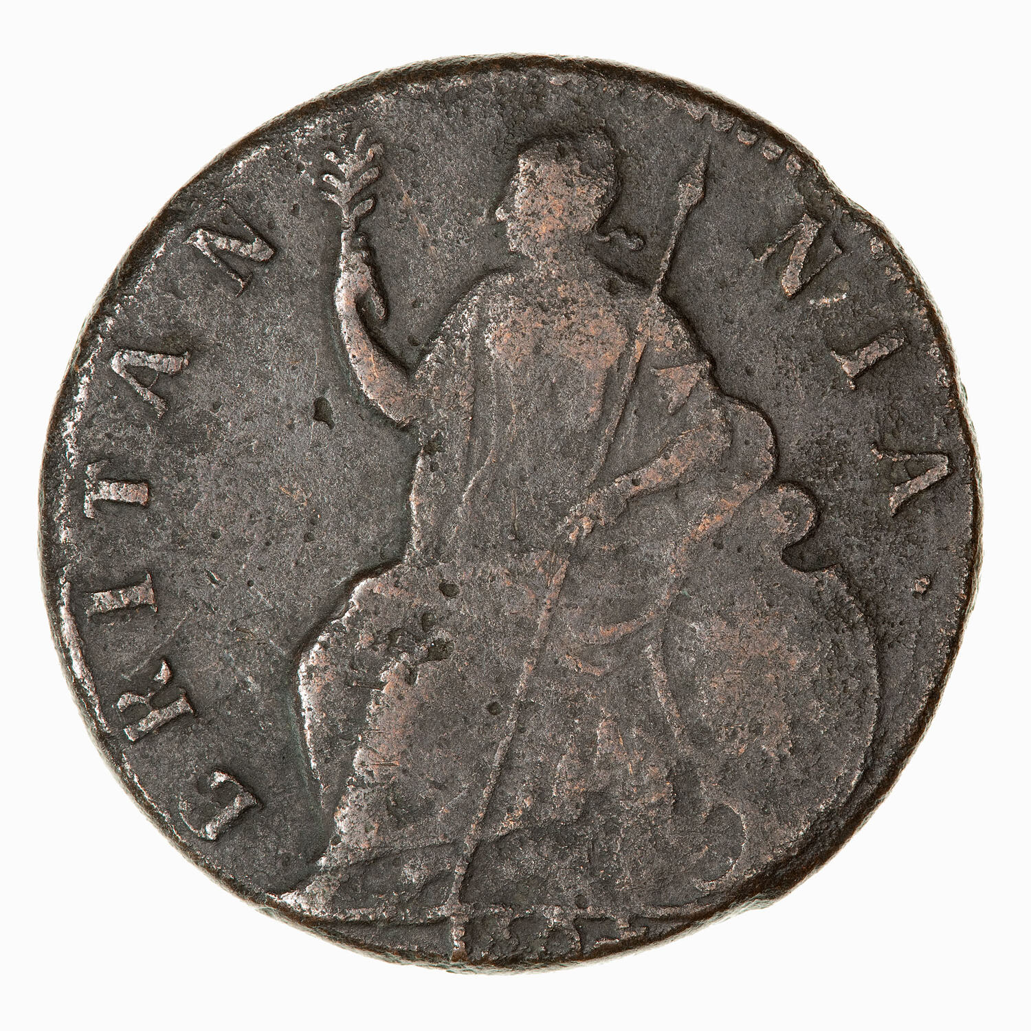 Coin - Halfpenny, William & Mary, Great Britain, 1694
