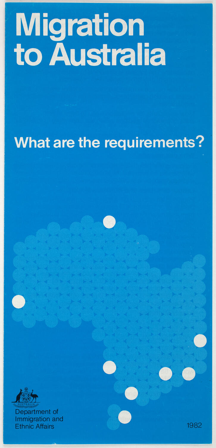 Leaflet - Migration to Australia, Department of Immigration & Ethnic ...