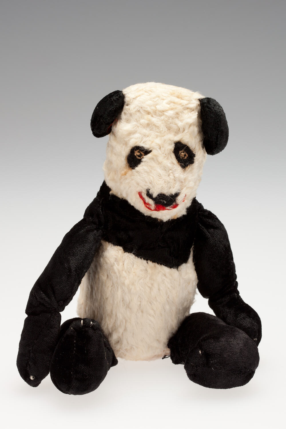 Panda - Ada Perry, Black & White Plush, circa 1930s-1960s