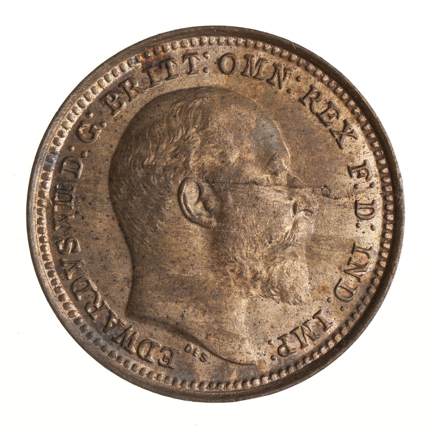 Coin - 1/3 Farthing, Malta, 1902