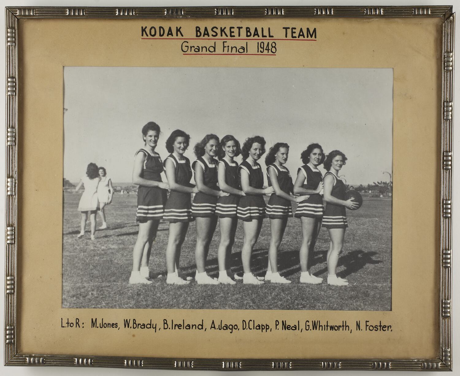 Photograph - Kodak Australasia Pty Ltd, Kodak Women's Basketball Team ...