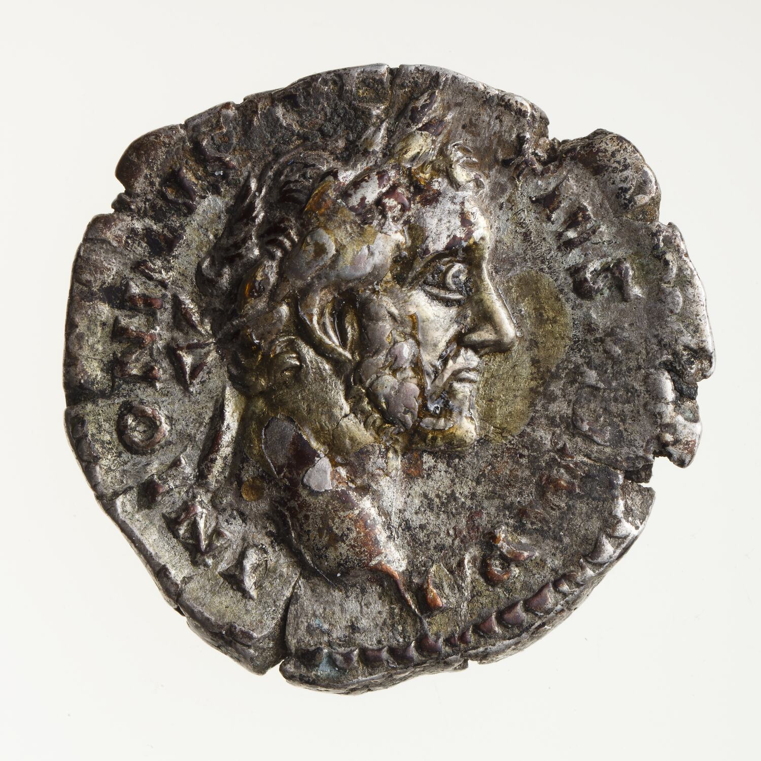 Coin - Denarius, Emperor Antoninus Pius, Ancient Roman Empire, 156-157 AD