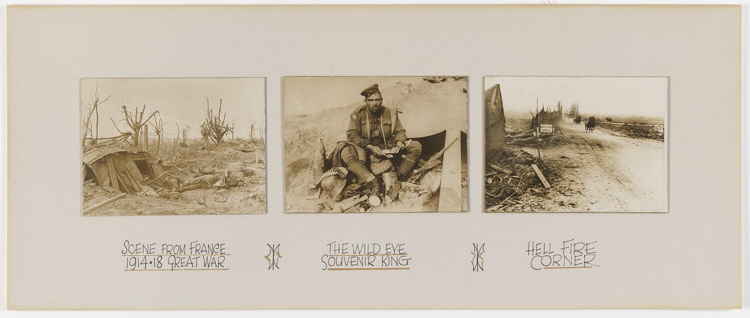 Photographs - Triptych, World War I, France, 1914-1918
