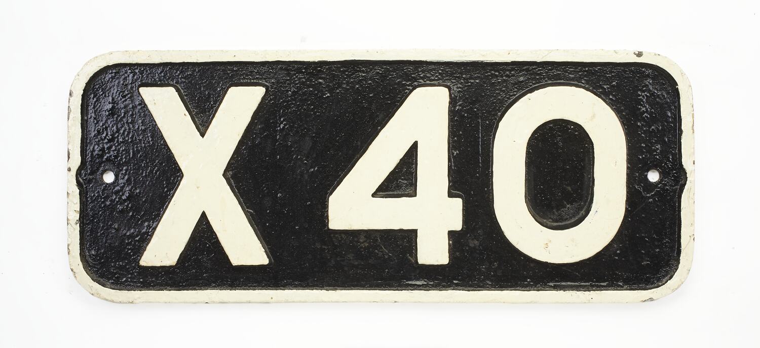 Locomotive Number Plates