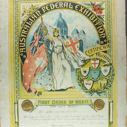 Medal - Gold, Presented to John Buncle & Sons, Australian Federal ...