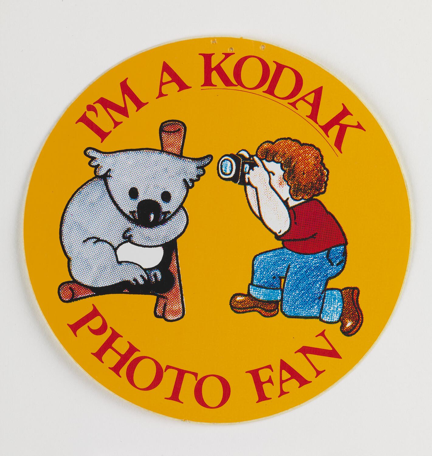 Sticker - Kodak Australasia Pty Ltd, 'I'm a Kodak Photo Fan', Koala ...