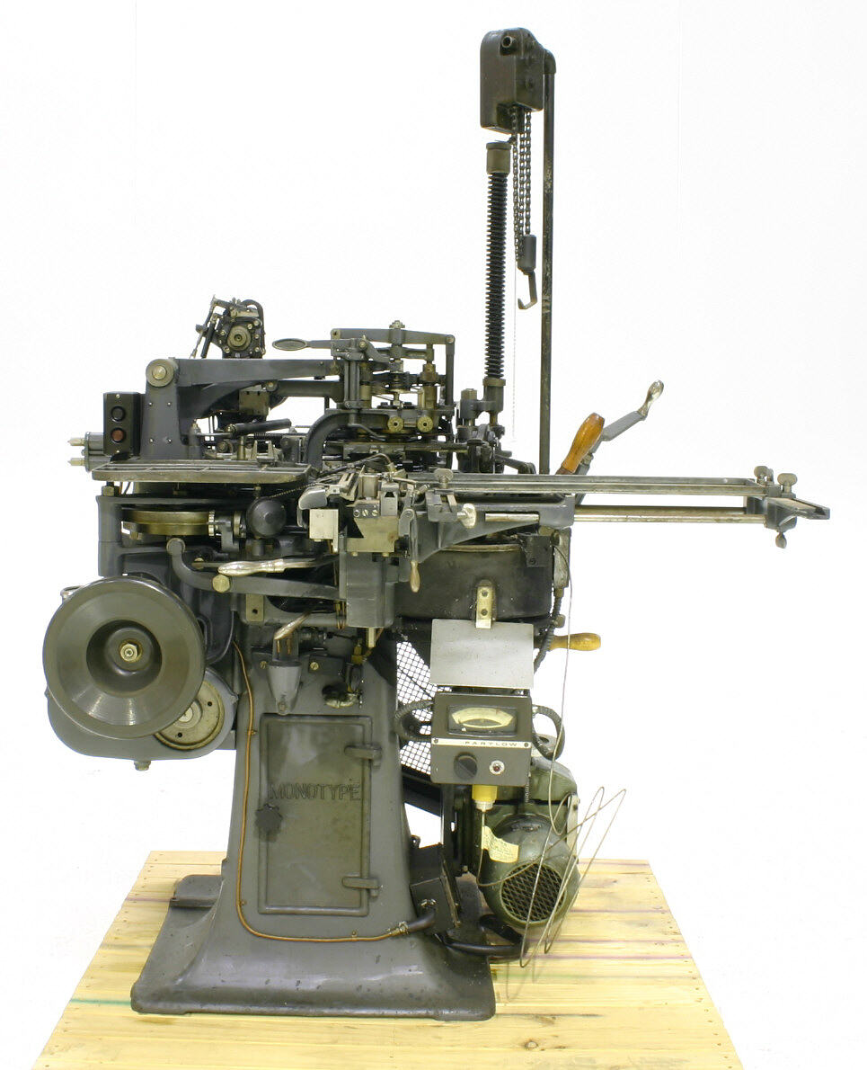 Composition Caster - Typesetting, Monotype, Mid 20th Century