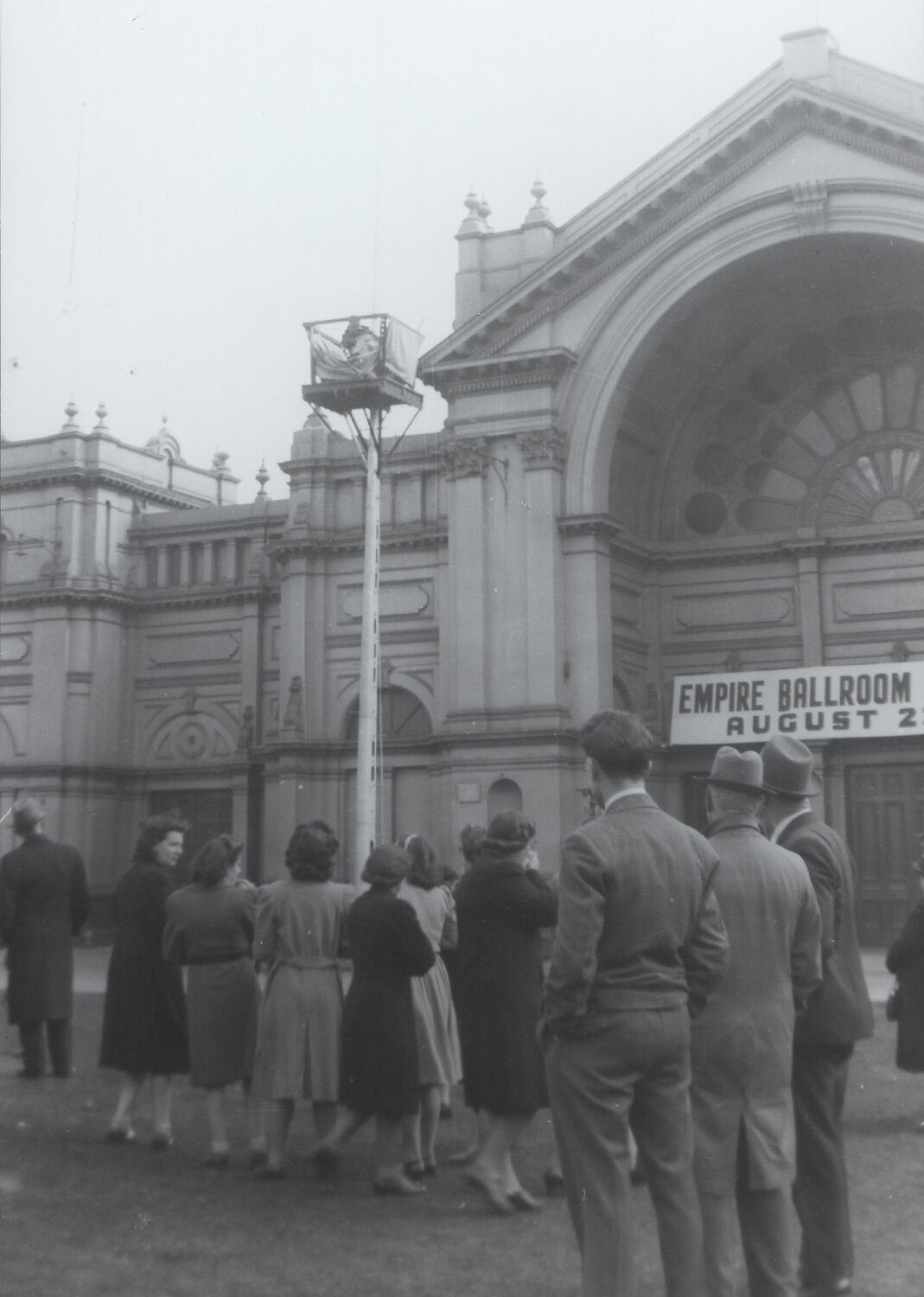 Photograph - Pole Sitting Competition, Exhibition Building, Melbourne ...