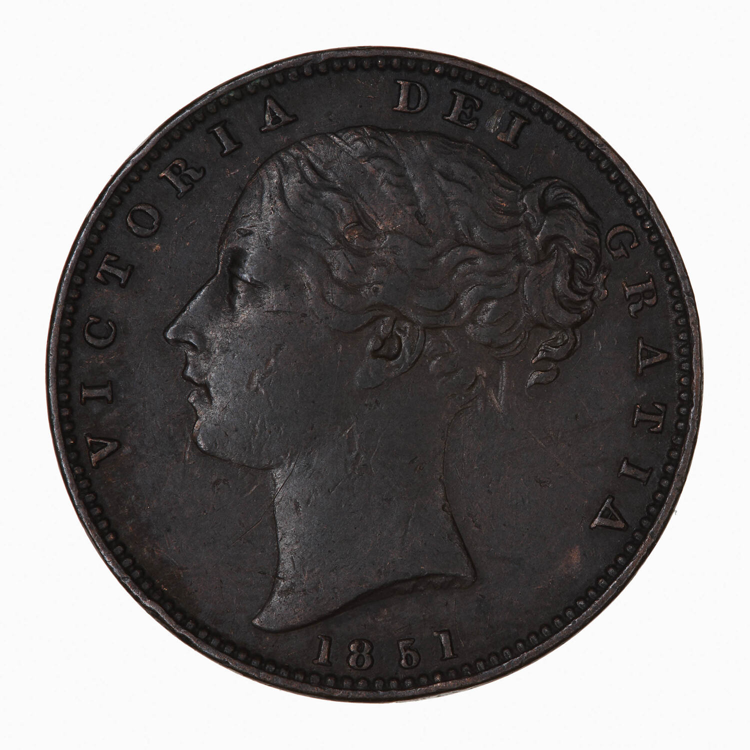 Coin - Farthing, Queen Victoria, Great Britain, 1851