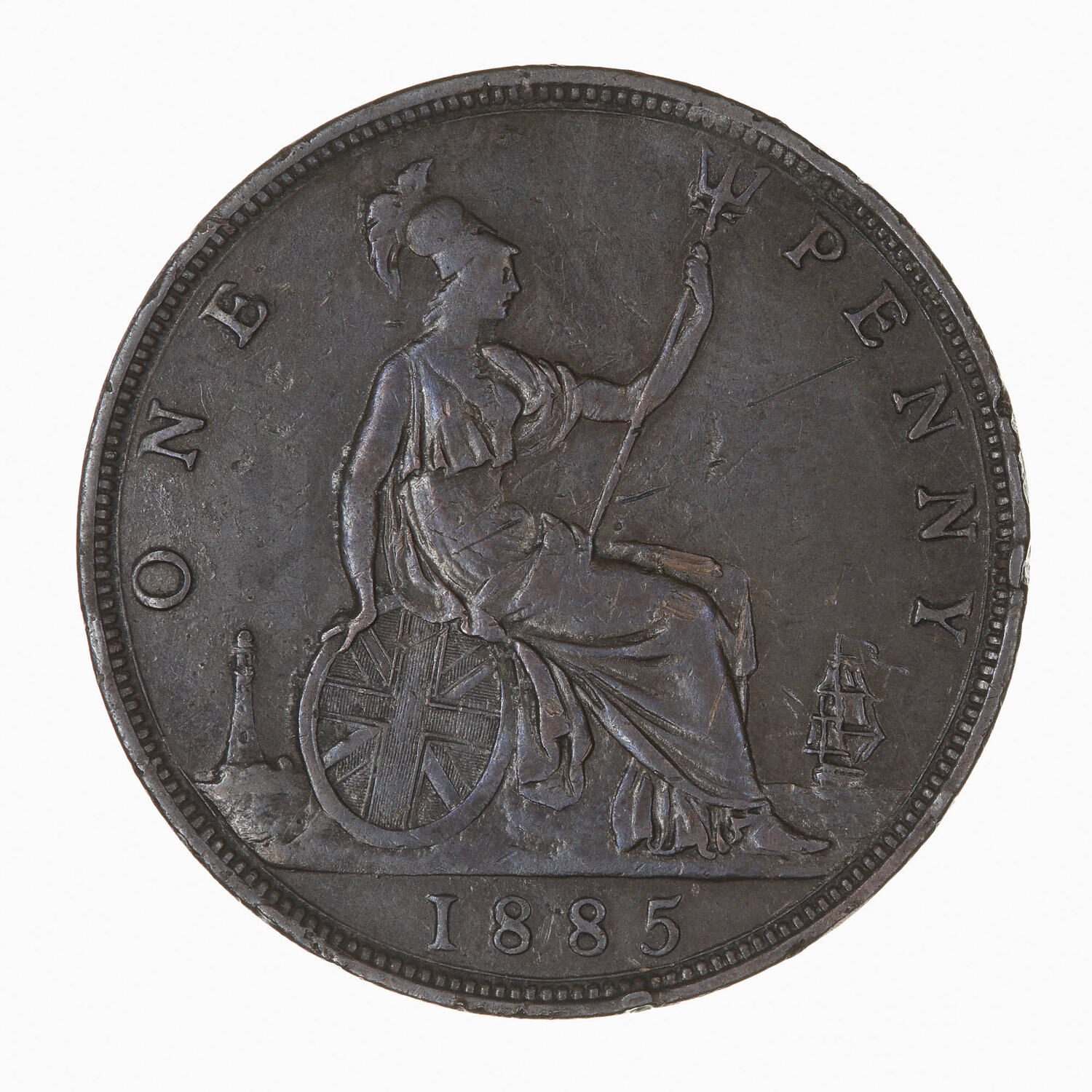 Coin - Penny, Queen Victoria, Great Britain, 1885