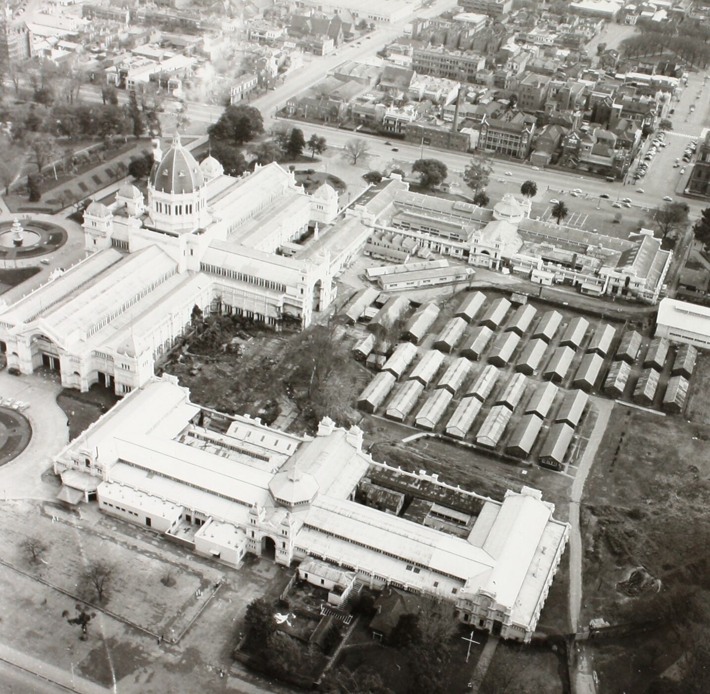 Photograph - Aerial View of the Exhibition Building from North East ...