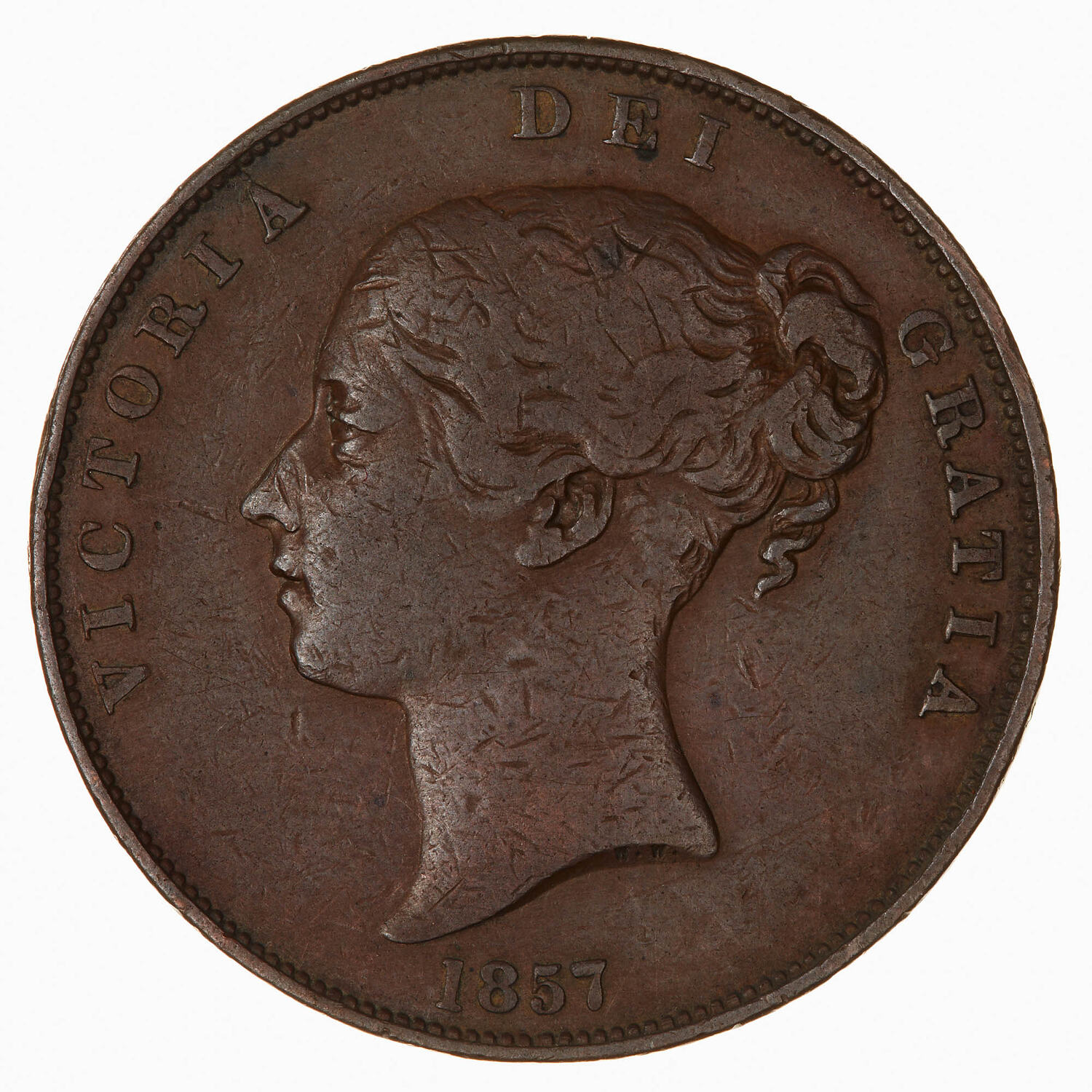 Coin - Penny, Queen Victoria, Great Britain, 1857