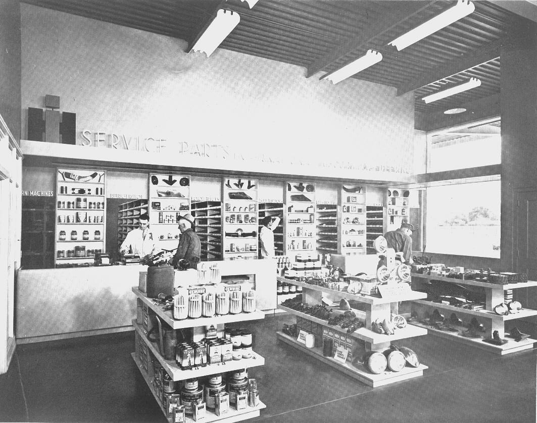 Negative - International Harvester, 'Base of Operations', Service Parts ...