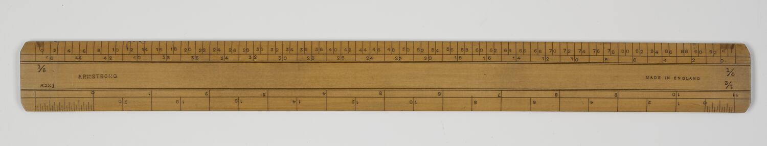 Ruler - Drafting, Wood, England, circa 1930s-1940s