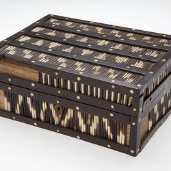 Trinket Box - Ricardo Angelo Gazzola, Chicken Feather Ends, circa 1930