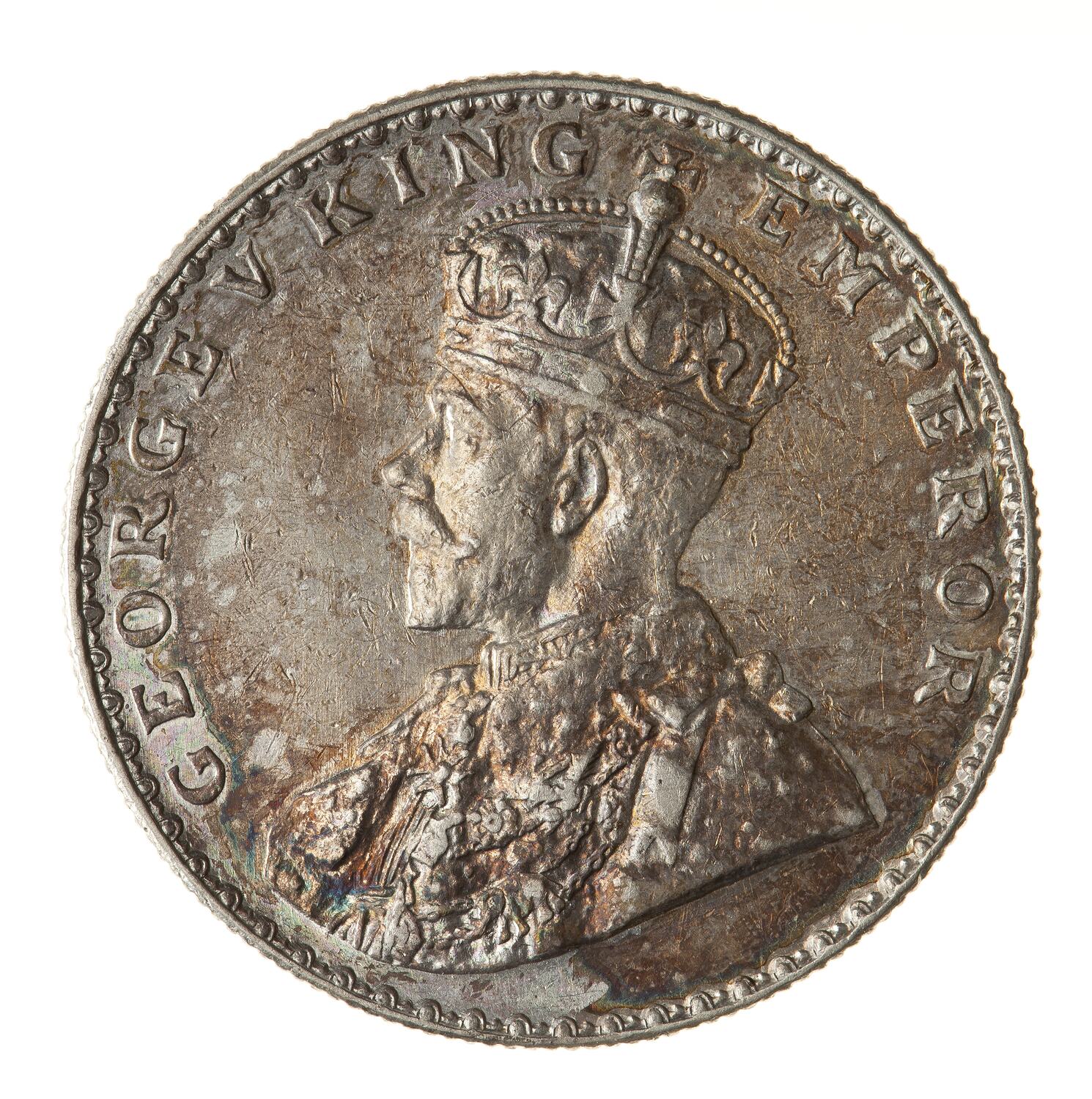 Coin - 1 Rupee, India, 1912