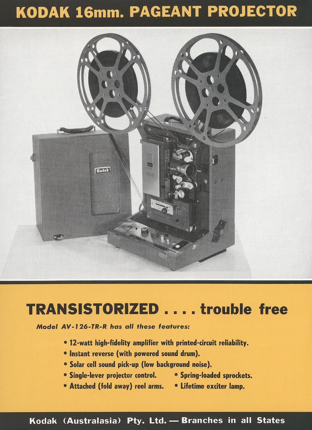 Publicity Flyer - Kodak Australasia Pty Ltd, Kodak 16mm Pageant ...