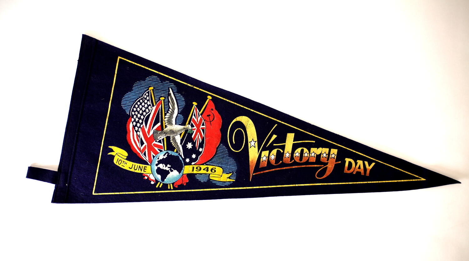 Pennant - Victory Day, World War II, 10 Jun 1946