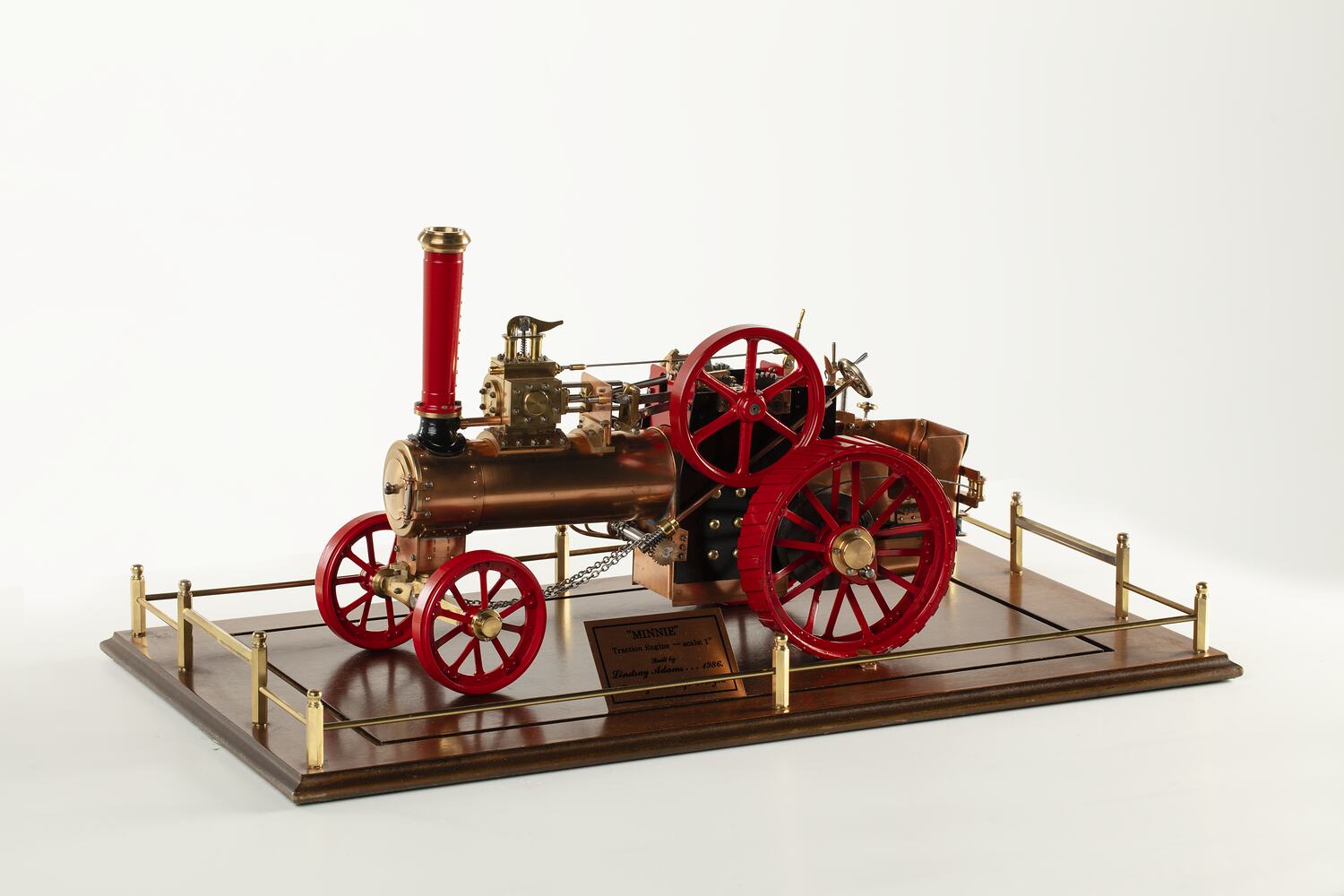 Steam Traction Engine Model - J. Fowler & Co Type, Lindsay Adams, 1986