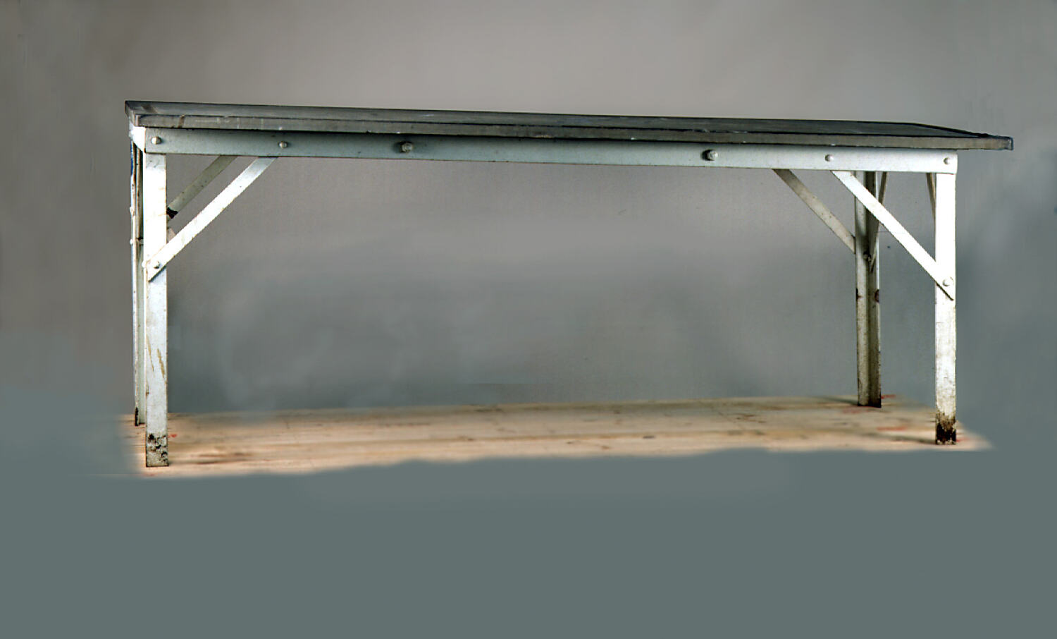 Mortuary Table - Metal & Slate, circa 1900