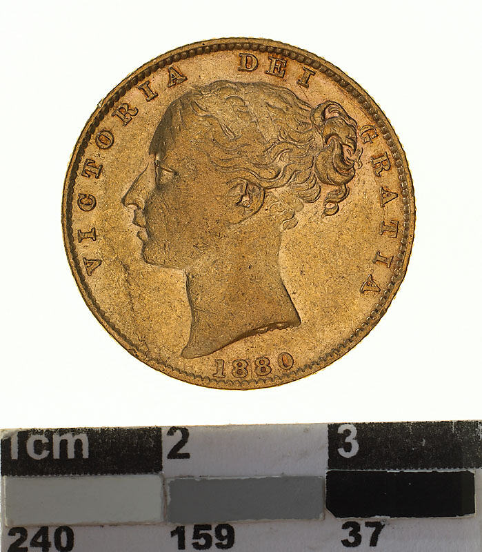 Coin - Sovereign, New South Wales, Australia, 1880