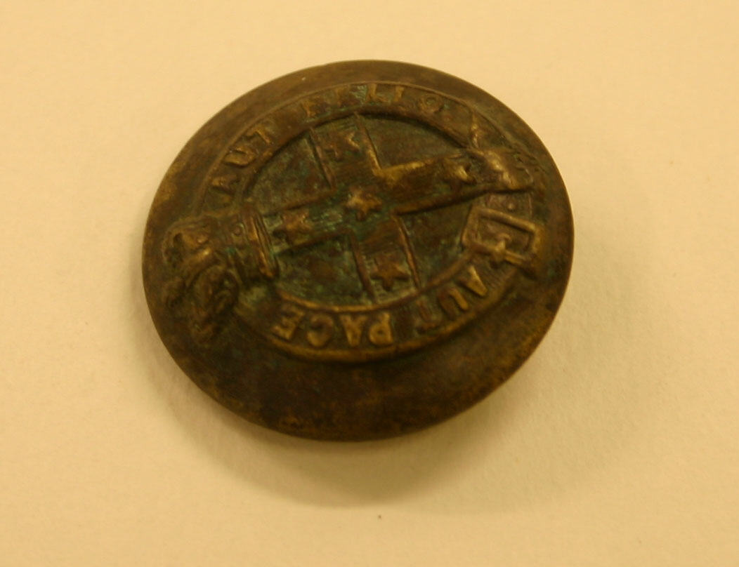 Button - Brass, 1880-1892