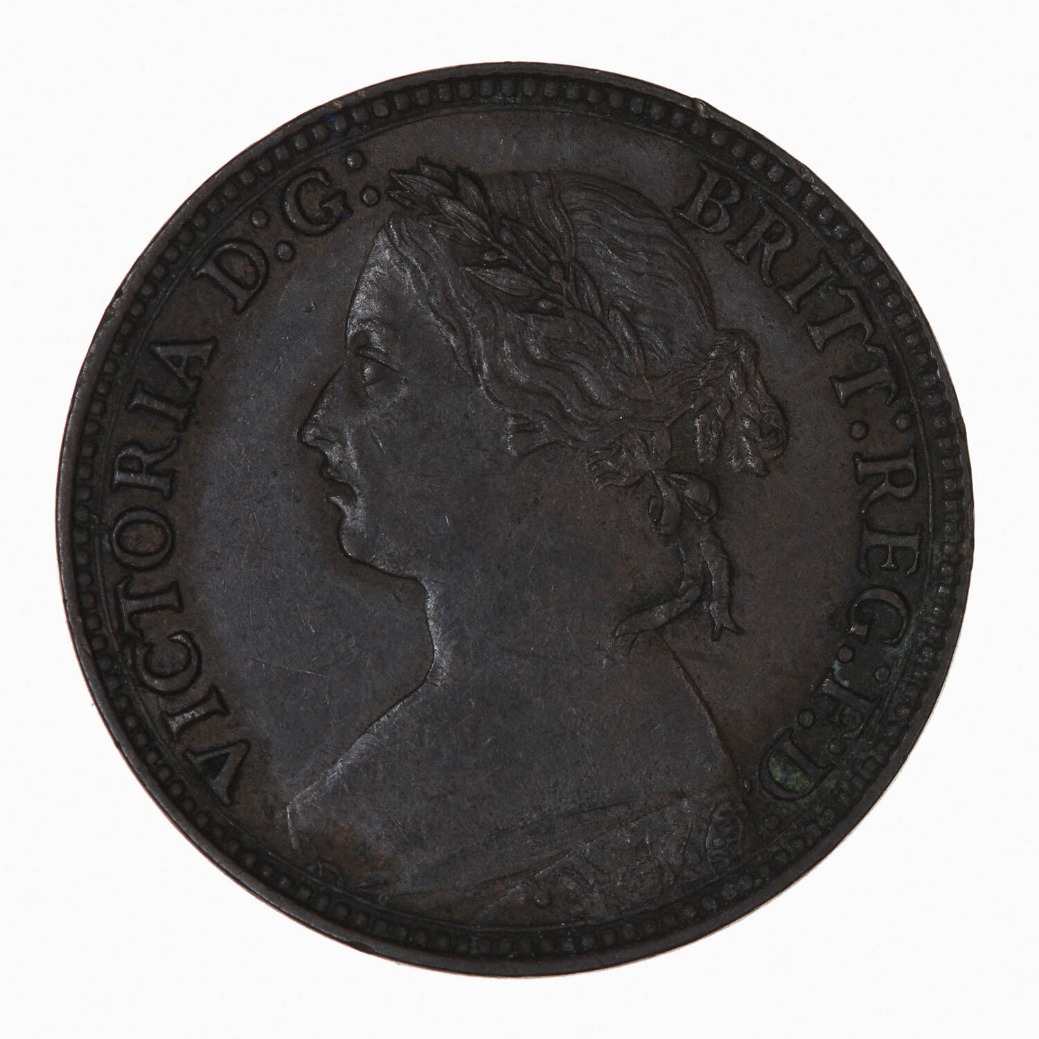 Coin - Farthing, Queen Victoria, Great Britain, 1874