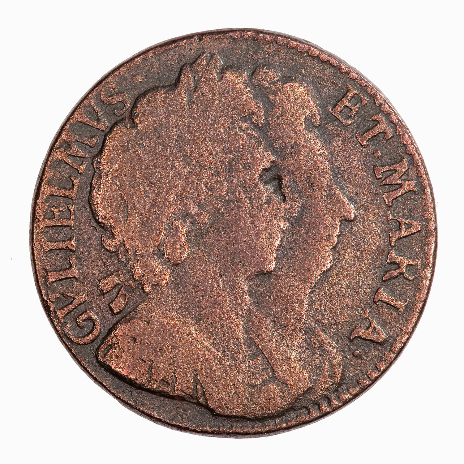 Coin - Farthing, William & Mary, Great Britain, 1694
