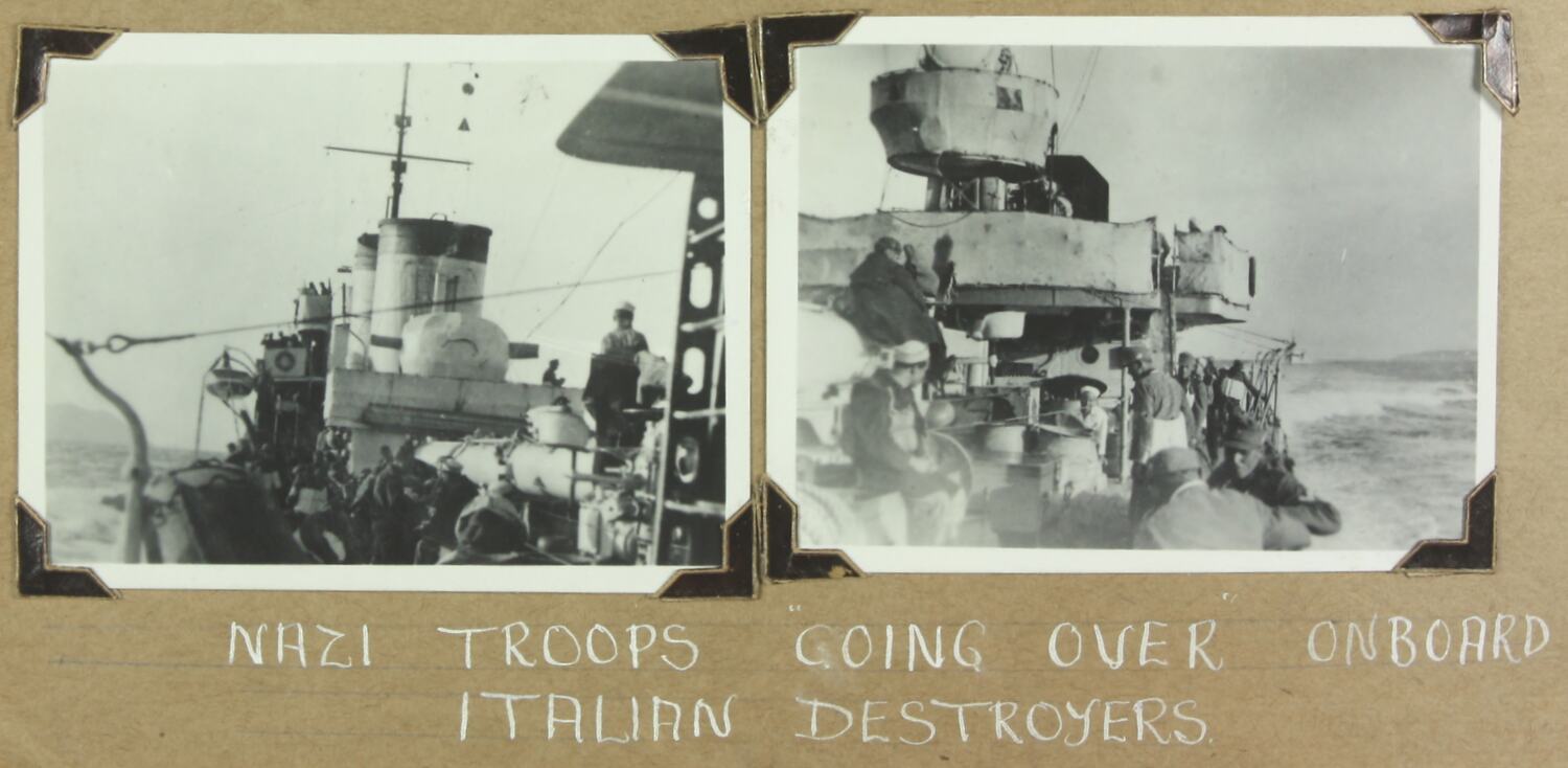 Photograph - 'Nazi Troops Going Over Onboard', Piraeus, Greece, World ...