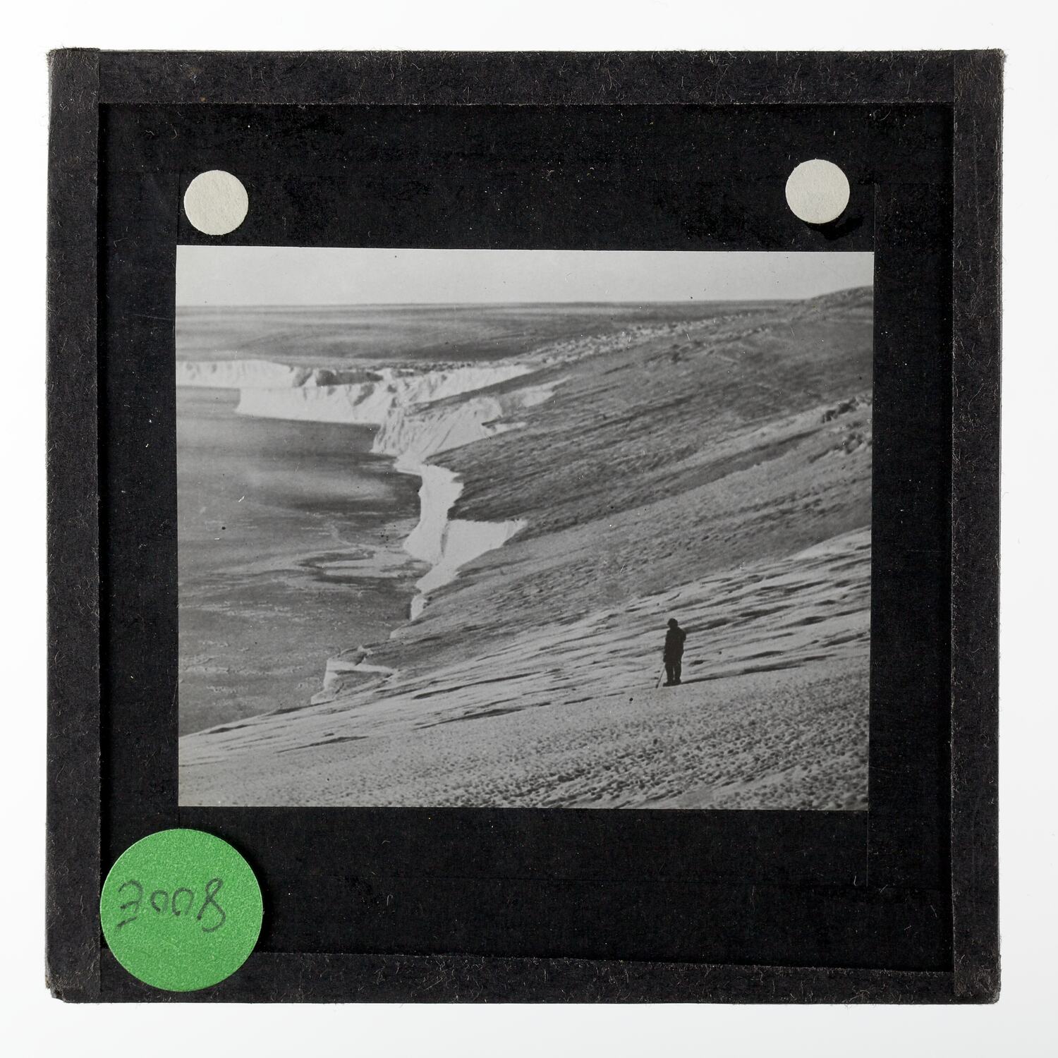 Lantern Slide - 'Margin of the Ice-Caped Land', Cape Denison ...