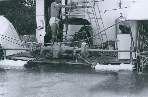 Photograph - Massey Ferguson, Tractor Powered House Boat, circa 1966