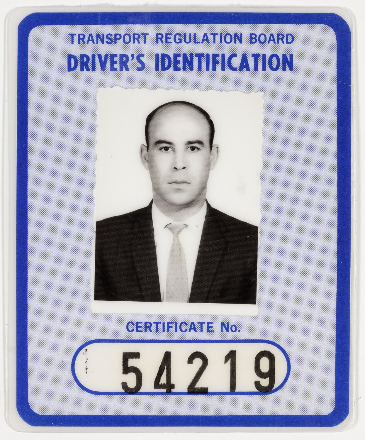 Driver's Identification - Taxi, Driver, Issued to Michael Attardi ...