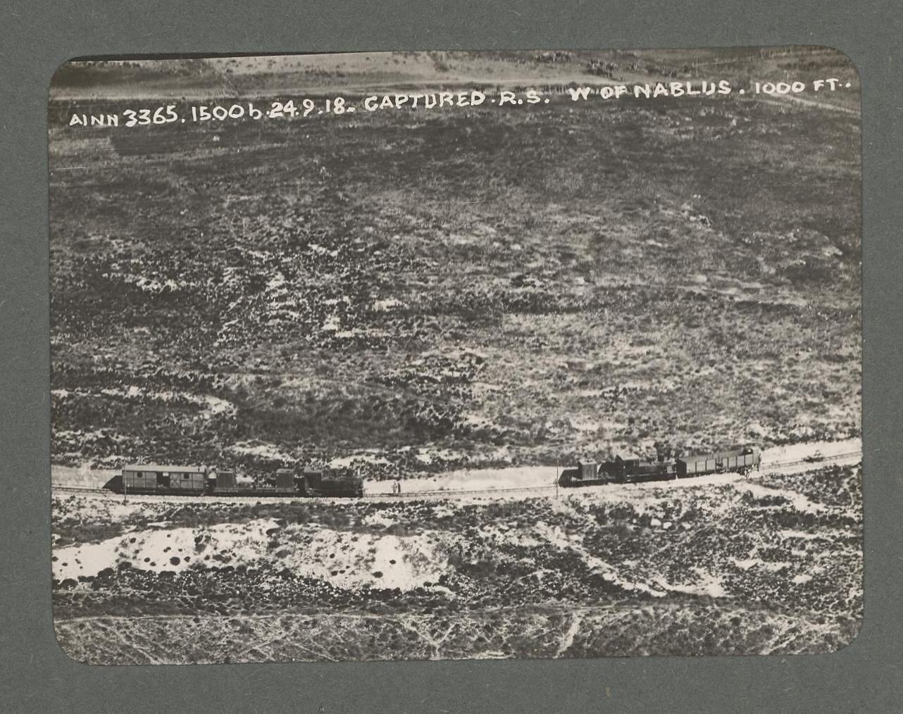 Photograph - Captured Rolling Stock, West of Nablus, Middle East, World ...