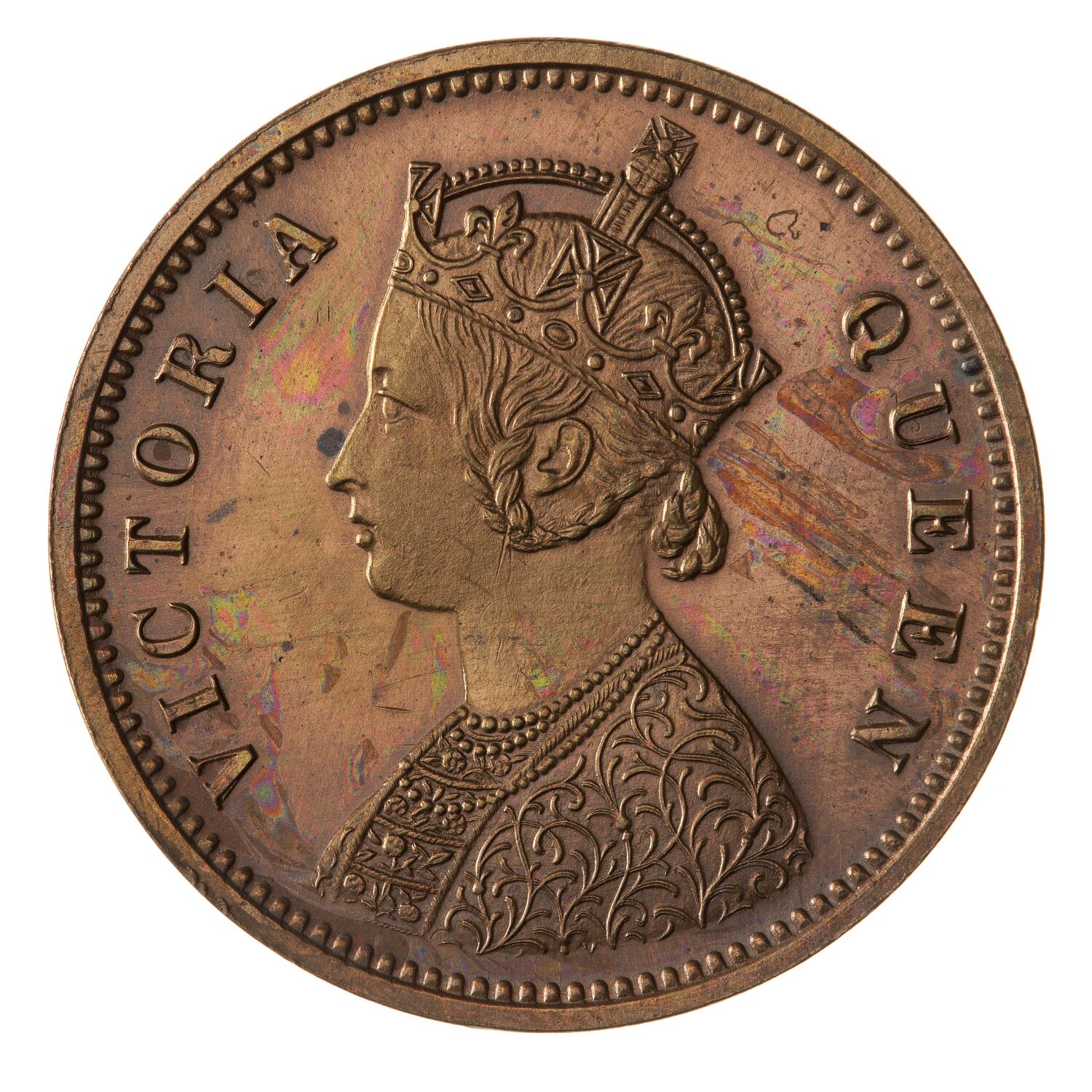 Proof Coin - 1/4 Anna, India, 1862