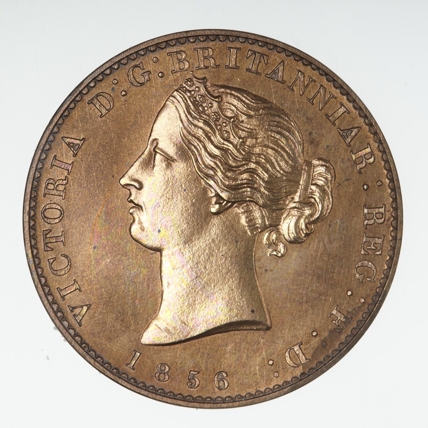 Proof Coin - 1/2 Penny, Nova Scotia, Canada, 1856